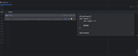 live templates rustrover documentation
