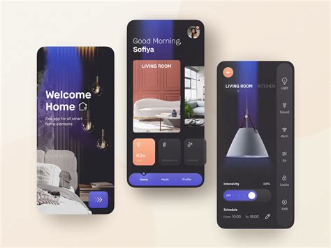 Smart Home Light Dark Mode On Behance