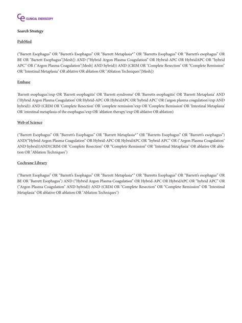 Pdf Hybrid Argon Plasma Coagulation In Barretts Esophagus A