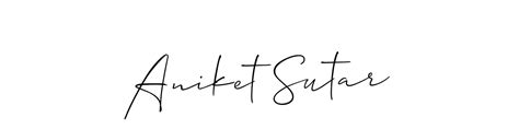 87 Aniket Sutar Name Signature Style Ideas Outstanding Name Signature