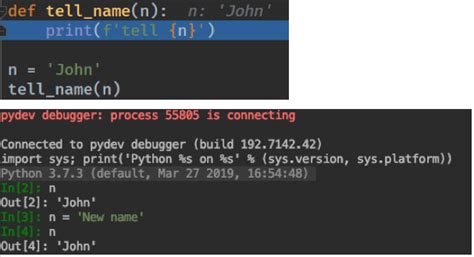Overwrite Variable In Console Debugger Mode In Pycharm 201924 Without