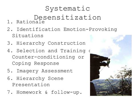 Ppt Systematic Desensitization Powerpoint Presentation Id 261790