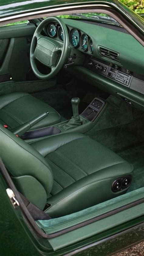 Green Sports Car Interior Decor Forest Green Color Car Green Car