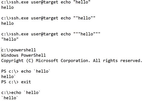 Remote Ssh Commands Require Double Escaping Before Hitting The