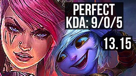 VI Vs TRISTANA MID 5 8M Mastery 9 0 5 2000 Games Legendary KR