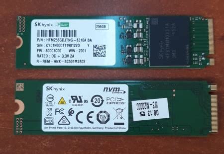 SSD SK Hynix Resigilat HFM256GDJTNG 8310A 256GB M 2 PCIe NVMe ITGalaxy Ro