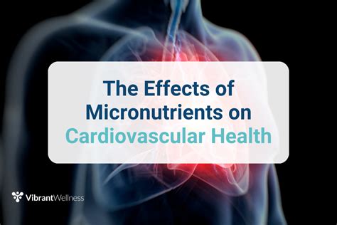 Research Spotlight The Effects Of Micronutrients On Cardiovascular Health