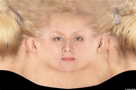 Human Face Texture Map