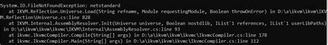 Systemiofilenotfoundexception Netstandard In Ikvmc Execution · Issue