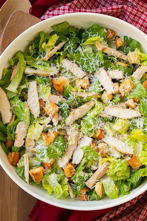 Chicken Caesar Salad Recipe {homemade Caesar Dressing} Recipe Cart