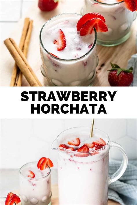 Strawberry Horchata Isabel Eats