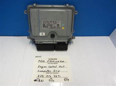 ve programming control starter kit engine control unit ecu