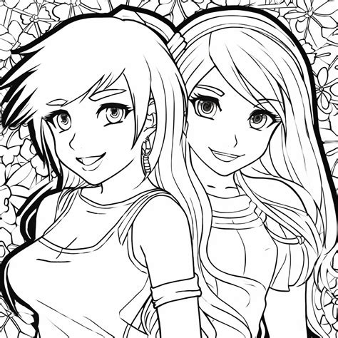 Desenho 10 De BFF Best Friends Forever Para Colorir