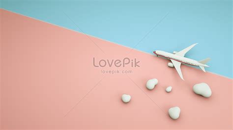 簡約飛機空間背景背景圖案素材，桌布圖片免費下載