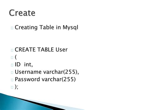 Mysql Crud Php Mysql Php Sql Ppt