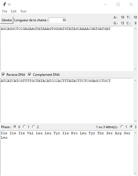 Github Nausicaa68dna Translator Dna To Protein Translator With Gui