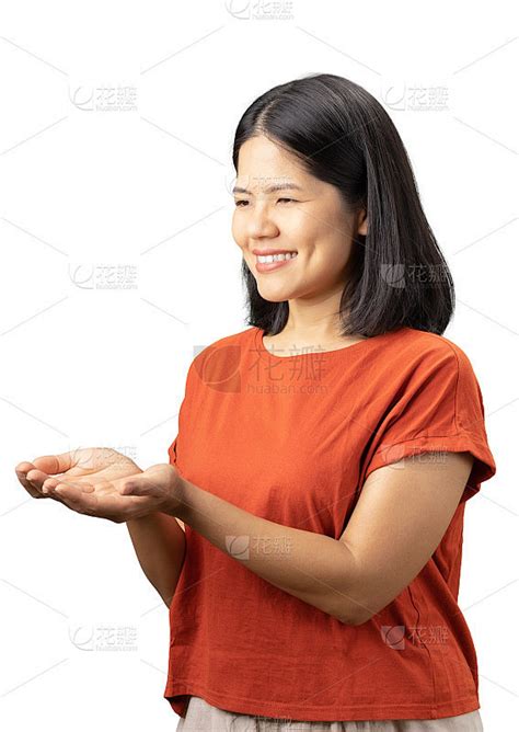 亚洲女性张开手