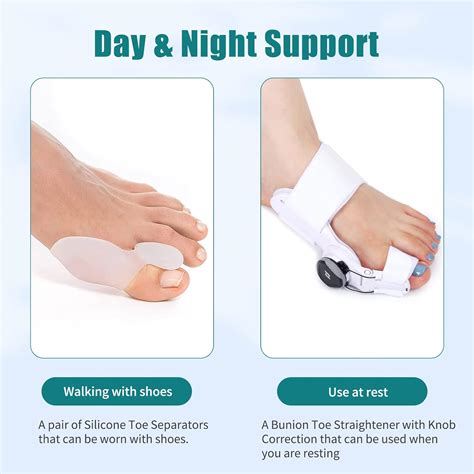 Suport Corector Pentru Degete Picioare Silicon Marime Universala Alb Emag Ro