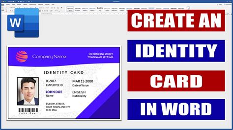 Employee Id Card Design In Microsoft Word Id Card Design In Ms Word Images And Photos Finder