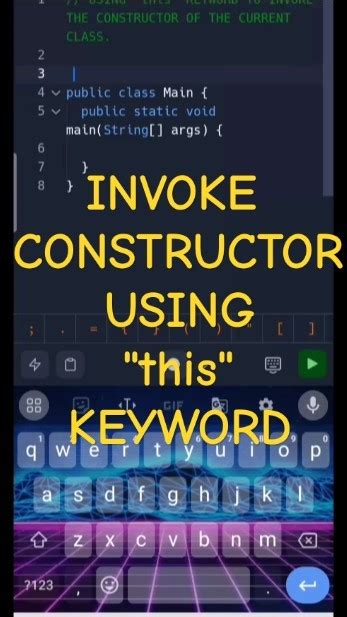 Invoke Constructor Using This Keyword👨‍💻 Javalanguage Javadevelopment Android Coding Java