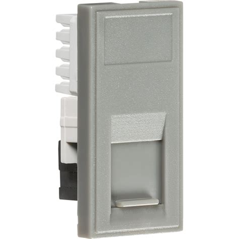 Utp Cat6 Rj45 Modular Outlet Grey Electrical Wholesaler
