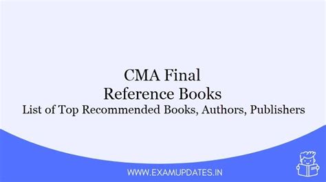 Cma Final Reference Books 2025 List Of Top Recommended Books Authors