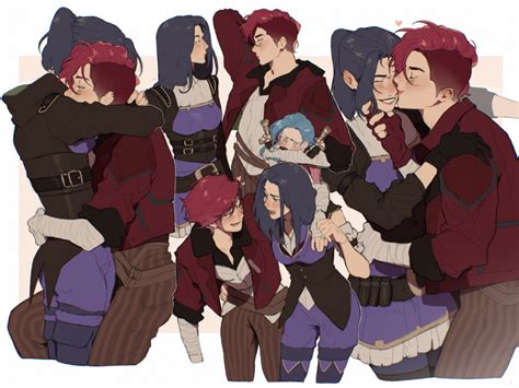 Jinx Caitlyn Vi Arcane Jinx Arcane Vi And 1 More League Of