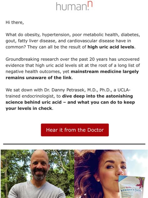 Humann Md Explains The Surprising Science Of Uric Acid What It