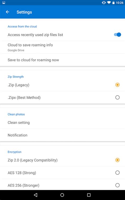 Winzip Android To Zip And Unzip Files Slim Apps
