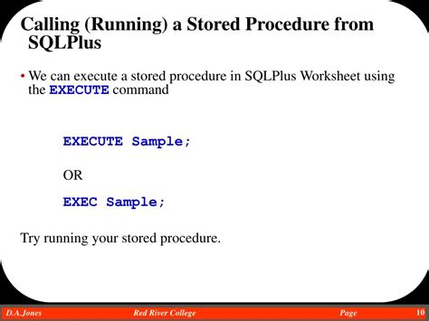 Ppt Stored Procedures And Functions Powerpoint Presentation Free Download Id5124995