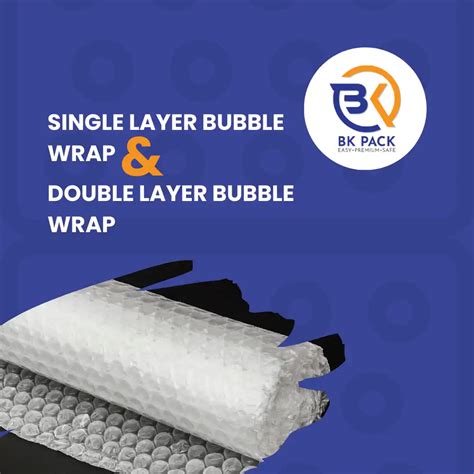Single Layer And Double Layer Bubble Wrapbk Pack