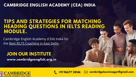 Tips And Strategies For Matching Heading Questions In The Ielts Reading