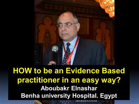 How To Be An Evidence Based Practitioner In An Easy Way Pdf