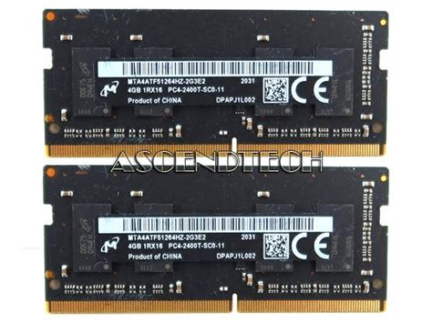 MTA4ATF51264HZ 2_Of_MTA4ATF51264HZ-2G3E2 | Micron MTA4ATF51264HZ 8GB ...