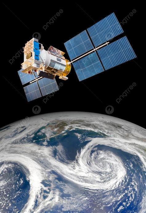 太空衛星繞地球運行 美國航空航天局提供的這張圖片的元素背景圖桌布圖片免費下載 Pngtree