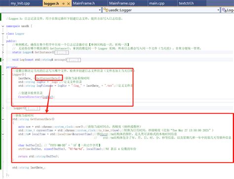 opc client第7讲（wxwidgets）：logger h日志记录文件（单例模式）；登录后的主界面 wxwidgets 登录 csdn博客