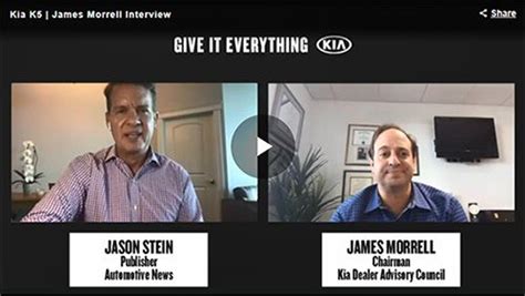 Interview With James Morrell Kia Dealer Council Chairman Automotive News
