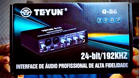 Interface Teyun Q-24 | TESTE - parte 02 - YouTube