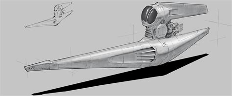 Spaceship Design Exploration Sketches