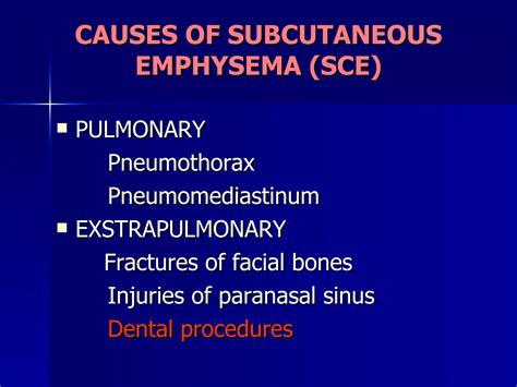Subcutaneous Emphysema As A Complication Of Tooth Extraction