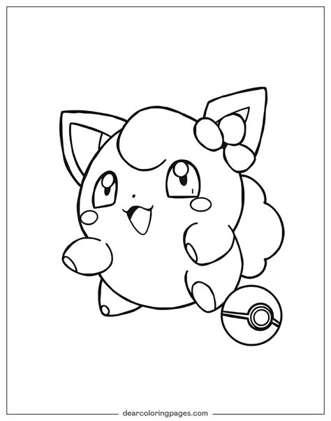 宝可梦涂色页 106个免费设计，随时打印