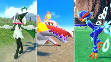 Pokemon Scarletviolet Receives Official Details For Its Starter