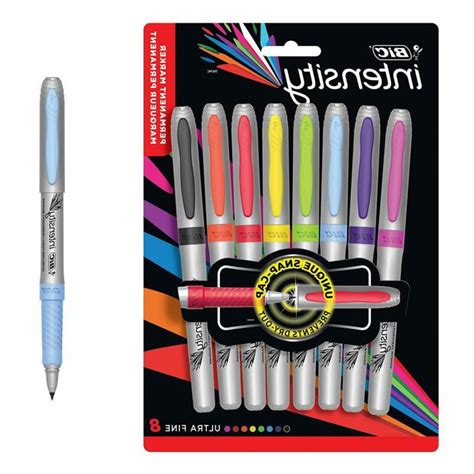 Bic Intensity Fashion Permanent Markers Ultra Fine Point