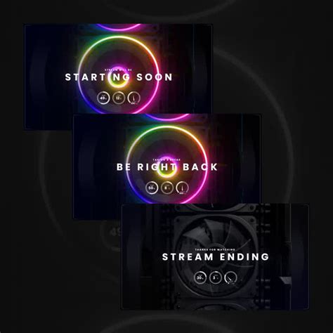 Rgb Stream Overlays For Twitch Obs And Streamlabs