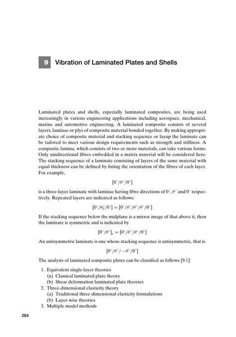 Vibration Of Laminated Plates And Shells Chapter 9 Introduction To Finite Element Vibration