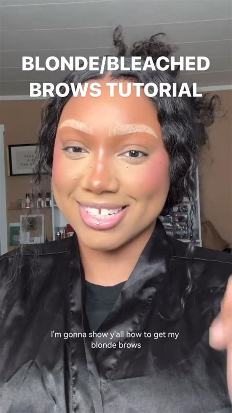Bleached Brows Makeup Tutorial Makeup Tutorial Brow Makeup Tutorial
