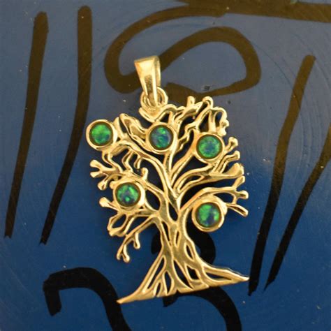 Shop Opal Tree Of Life Pendant 925 Sterling Silver Online By
