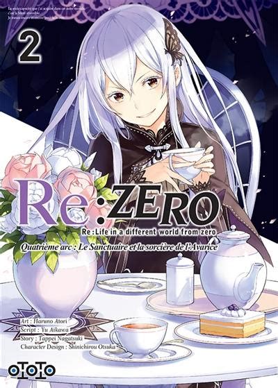Livre Re Zero Re Life in a different world from zero quatrième arc le sanctuaire et la