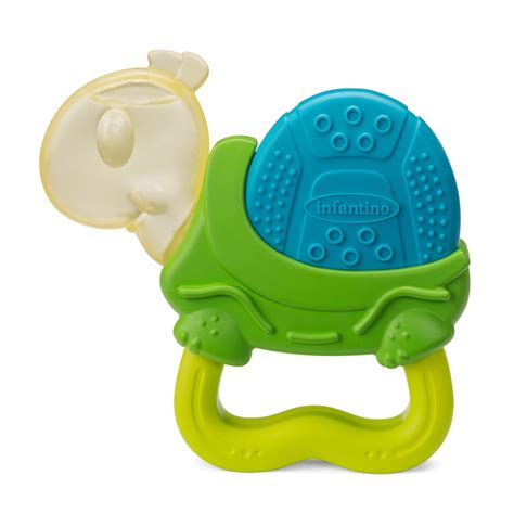 Infantino Vibrating Water Teether Turtle Unisex Multicolor 1 Piece Bpa Free