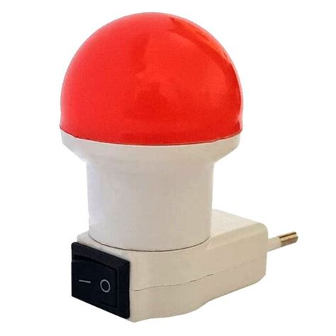 خرید و قیمت چراغ خواب دو شاخ دار دارای کلید خاموش و روشن 3 وات از غرفه